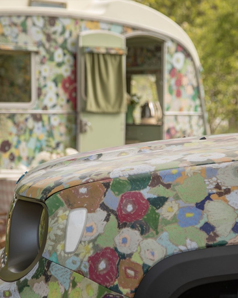 Caravan wraps giving these vintage caravans a new lease of life