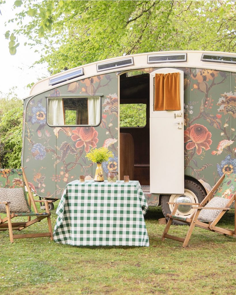 Caravan wraps giving these vintage caravans a new lease of life