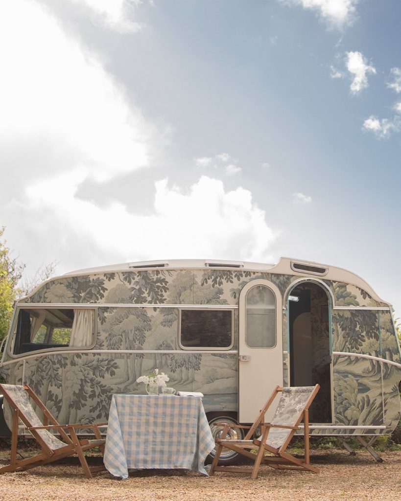 Caravan wraps giving these vintage caravans a new lease of life