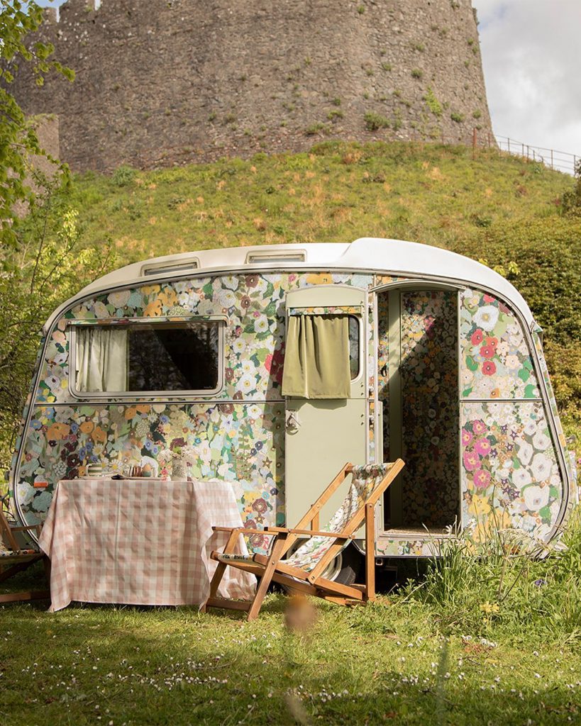 Caravan wraps giving these vintage caravans a new lease of life