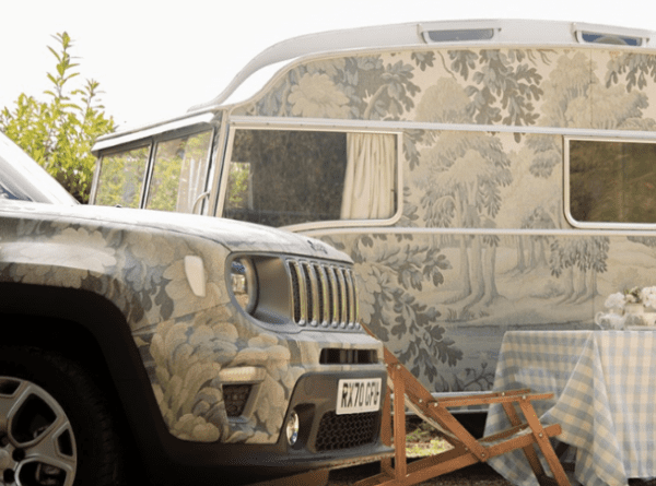 Caravan wraps giving these vintage caravans a new lease of life