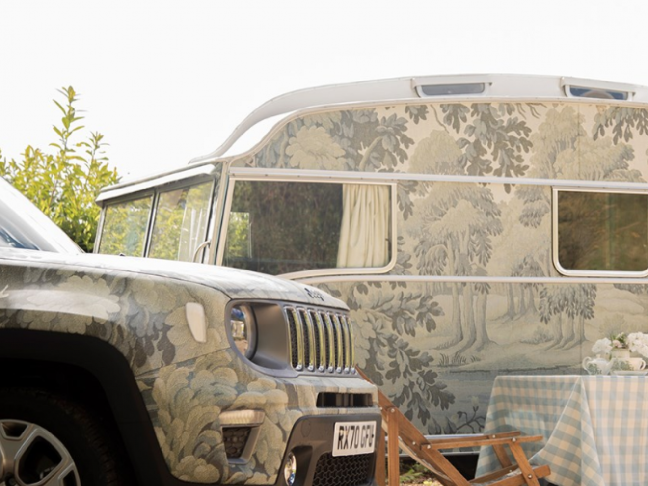 Caravan wraps giving these vintage caravans a new lease of life